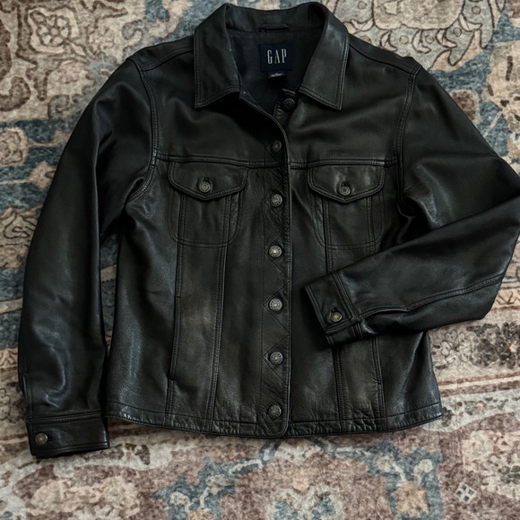 GAP | Jackets & Coats | Gap Genuine Leather Jacket | Poshmark